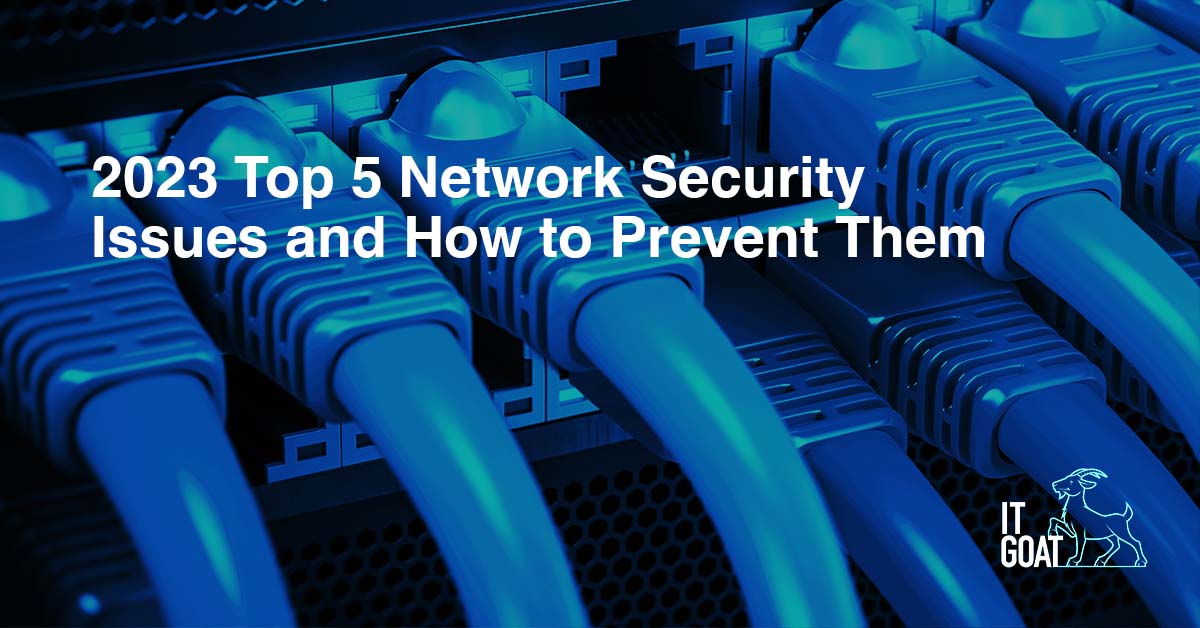 2023 Top 5 Network Security Issues and How to Prevent Them - IT GOAT