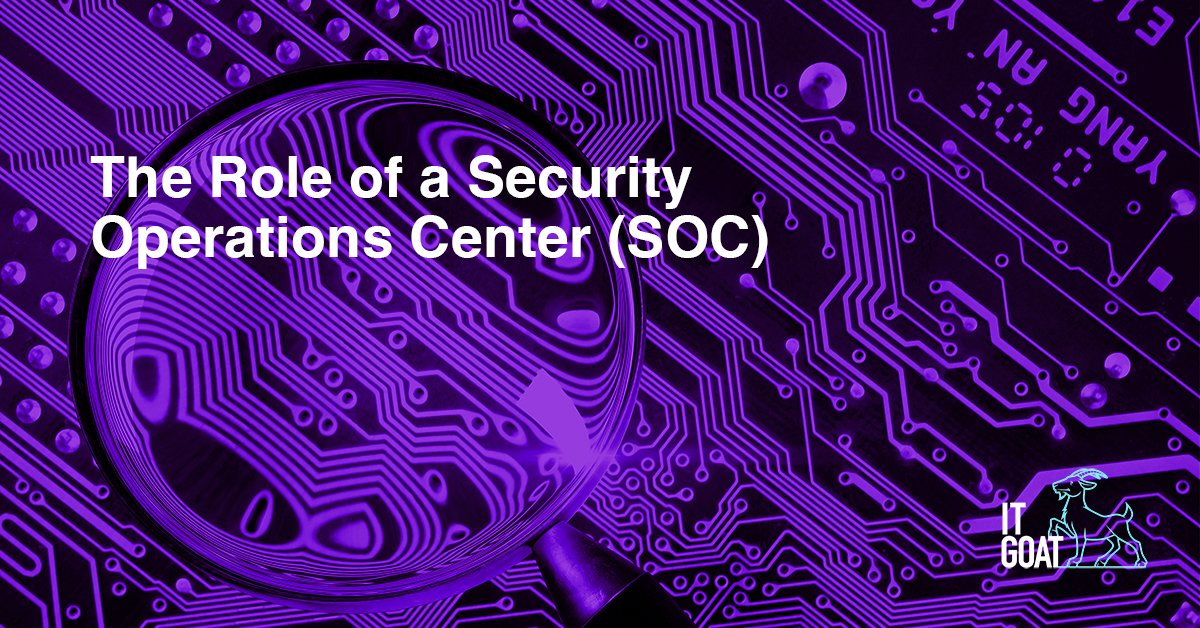 The Role of a Security Operations Center (SOC) - IT GOAT